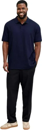 Jack & Jones Jack And Jones - Austin Poloshirt f&uuml;r Herren, kurz&auml;rmlig (Marineblau)