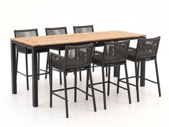 Manifesto Furniture + 15 % Kassenrabatt | Manifesto Rivola/Linosa 225 cm Gartenbar-Set 7-teilig