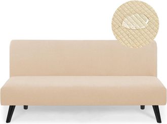 Generic Armlose Futon Abdeckung, Hoher Stretch Futon Schutz für Faltendes Schlafsofa Anti-Rutsch Sofabezug ohne Armlehne(I,190x210cm)