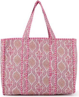 Au Printemps Paris Sac cabas &agrave; motif