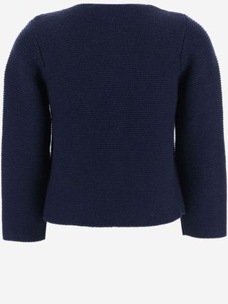 BONPOINT Cotton-Wool Blend Cardigan - Navy
