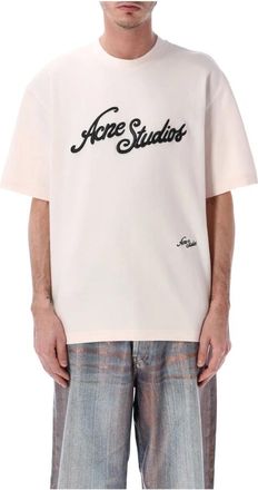 Acne Studios Homme, Tops, Rose, Taille: L/Xl Exford S/S Tee
