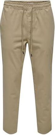 Only & Sons Pantalon en Tissu pour Homme, Kaki, XL