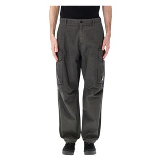 C.P. Company C.p. Company, Homme, Pantalons, Gris, Taille: 2XL Micro-Reps Boxy Cargo Lens Pants
