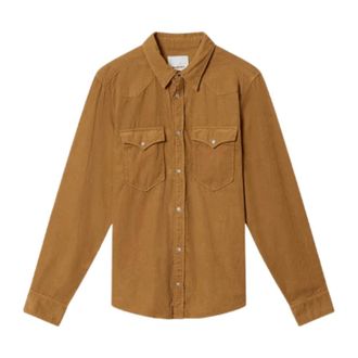 Isabel Marant Vasco Shirt - - Shirts - Herren - Braun - M
