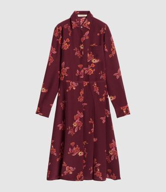 Vanessa Bruno Robe Mi Longue Fresh Bordeaux