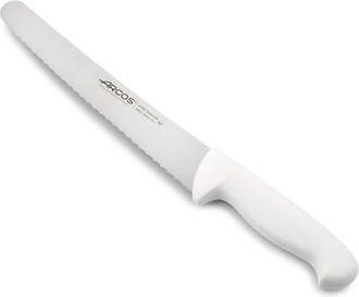 Arcos Konditormesser aus Nitrum-Edelstahl mit 250 mm Klinge - Ergonomischer Griff aus Polypropylen, Ideal zum Schneiden und Portionieren von Tortenböden - W