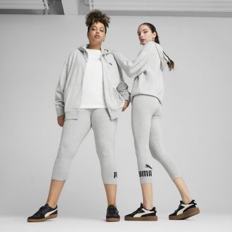 Puma ESS No. 1 Logo 3/4 Leggings Damen, Kleidung, Grau, 3XL
