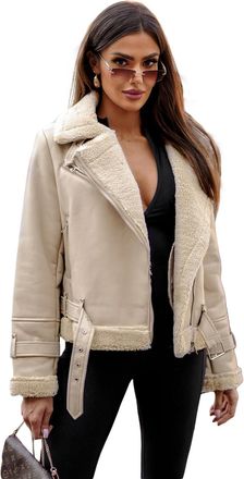 OZONEE Damen Lederjacke Kunstlederjacke Kunstleder Farbvarianten Jacke Bikerjacke Übergangsjacke Damenjacke Leder Echtlederjacke Echtleder Biker Wildleder JS