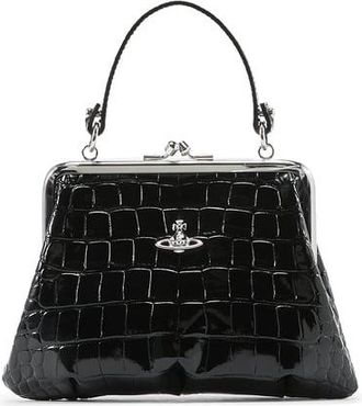 Vivienne Westwood Sac &agrave; main en cuir emboss&eacute;