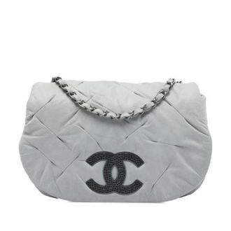 Chanel Pre-owned Vintage Iridescent Calf Crossbody Bag - - Pre-owned - Damen - Grau - ONE SIZE