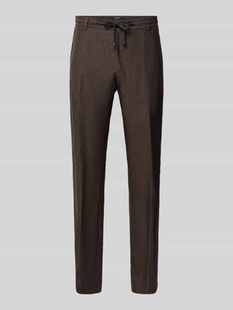 Joop Slim Fit Leinenhose mit Tunnelzug Modell Sake