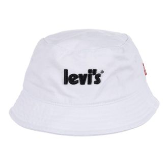 Levi's Unisex LAN Poster Logo Bucket Cap 9A8503 Kopfbedeckung, White, 8/20