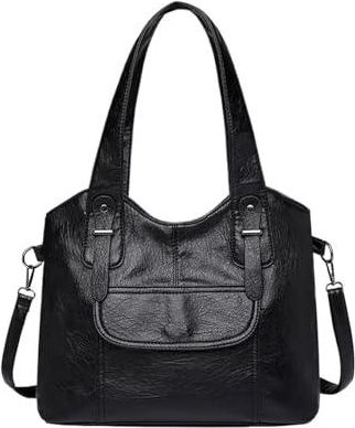 Generic Compatible avec le sac &agrave; main for femme plusieurs poches(Black)