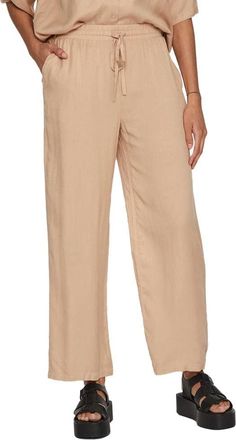 Vila Damen Vipricil Rw 7/8 Pant/Su- Noos Hose, Sesame, 40 EU