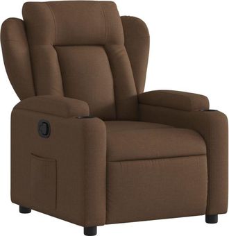 vidaXL Relaxsessel Braun Stoff - Vidaxl