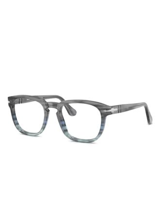 Persol lunettes de vue à monture ronde - Gris
