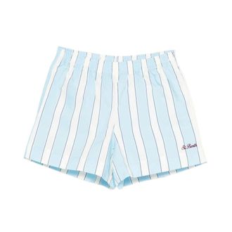 MC2 Saint Barth Femme, Shorts, Bleu, Taille: 38 FR Meave Pull Up Shorts