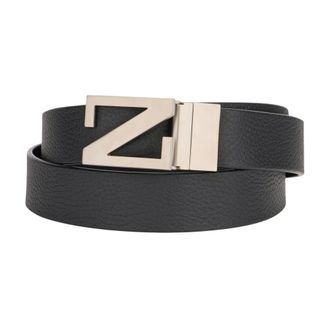 Ermenegildo Zegna Ceinture en cuir r&eacute;versible - Homme - Accessoires - Noir - Taille: 110 CM