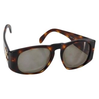 Chanel Pre-owned Sonnenbrille aus Kunststoff - - Pre-owned - Damen - Braun - ONE SIZE