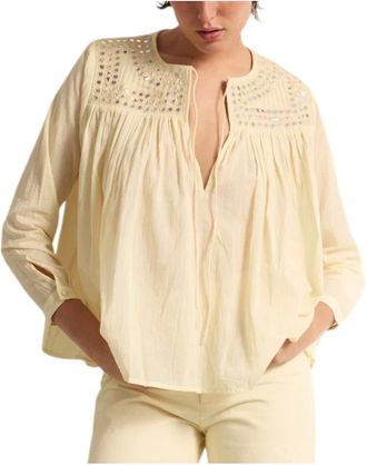 mare di latte Femme, Blouses et Chemises, Beige, Taille: 42 FR Mare DI Latte Blouse