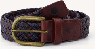 Faguo Ceinture tress&eacute;e bordeaux