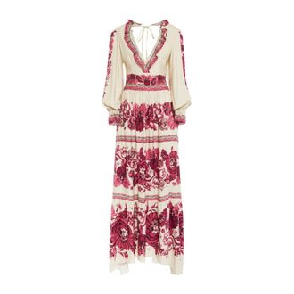 La DoubleJ Elegantes Abendkleid mit V-Ausschnitt - - Dresses - Damen - Mehrfarbig - XS