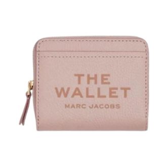 Marc Jacobs Leder Mini Kompakt Geldb&ouml;rse - - Accessories - Damen - Rosa - ONE SIZE