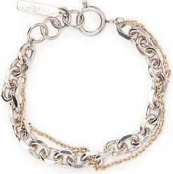 Justine Clenquet Bracelet double cha&icirc;ne Dana