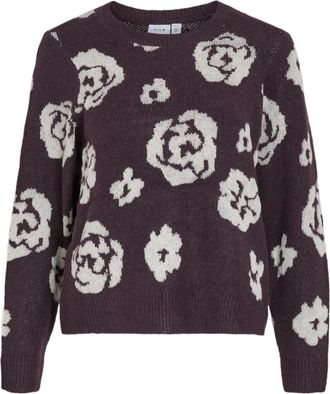 Vila Female Strickpullover Jacquard