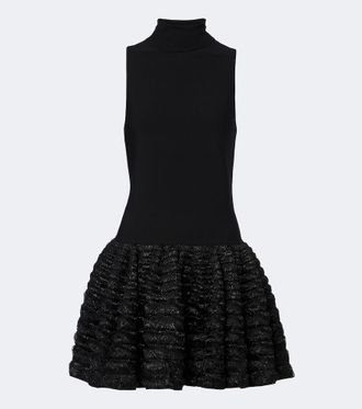 SIMKHAI Minikleid Savine aus Lam&eacute;