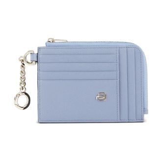 Piquadro Femme, Accessoires, Bleu, Taille: ONE Size Porte-cartes avec porte-cl&eacute;s