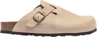 Yokono Confortable Y Elegante Sabot Bio Femme SABOT-599 en Suave Cuir Beige Talla Numeric_40