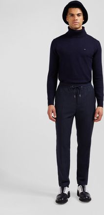 Eden Park Pantalon Bleu Marine &Agrave; Taille &Eacute;lastiqu&eacute;e Coupe Modern