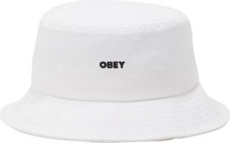 Obey unisex, Accessoires, Blanc, Taille: ONE Size Cappello da Pescatore