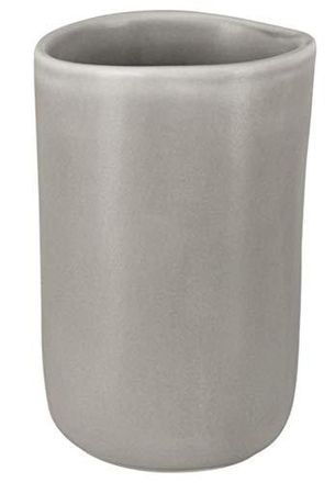 Spirella Kollektion Sina, Zahnputzbecher &Oslash; 7 x 10,6 cm, Steingut, Beige