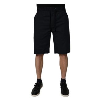 Dolce & Gabbana Homme, Shorts, Noir, Taille: S Bermuda Sweat Shorts