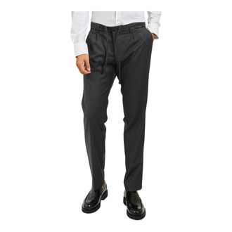 Michael Coal Homme, Pantalons, Gris, Taille: W33 Pantalon Gris Pliss&eacute; avec Cordon de Serrage