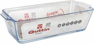 Quttin Schale, Borosilikat, durchsichtig, 23.1 x 10 x 6.1cm - 825 cc