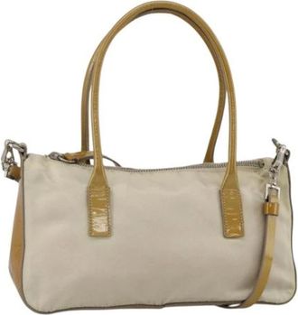 Prada Sac &agrave; main vintage pr&eacute;-poss&eacute;d&eacute; - Femme - Pre-owned - Beige - Taille: ONE Size