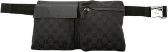 Gucci Pre-owned GG Canvas Double Pocket - Femme - Pre-owned - Noir - Taille: ONE Size