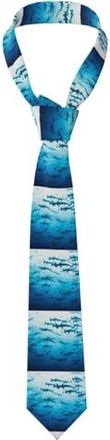 Generic Cravate Pour Homme Requins-Marteaux Pr&egrave;s Des &Icirc;les Confortable Necktie Classique Cravate DAffaires Pour F&ecirc;te L&Eacute;cole &Eacute;v&eacute;nements