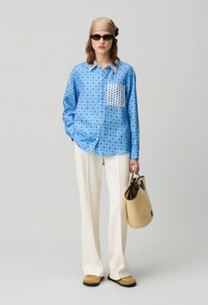 Claudie Pierlot Chemise droite en soie