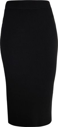 Faina Jersey Bleistiftrock Damen schwarz