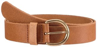 Pieces Damen Gürtel LONDON LEATHER JEANS BELT SUPPLY, Einfarbig, Gr. 90, Braun (COGNAC.)