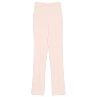 Elisabetta Franchi Leichte Krepphose - - Trousers - Damen - Beige - XS