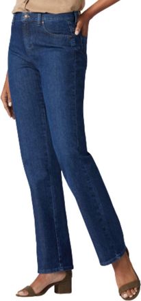 Lee Damen Relaxed Fit Straight Leg Jeans, Meridian, 48 Long