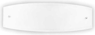 Ideal Lux Ideal Lux - Applique ali ap2 in vetro colore bianco 60w attacco e27 26558