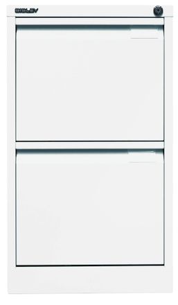 Bisley H&auml;ngeregistraturschrank, einbahnig, DIN A4, 2 HR-Schubladen, Metall, 696 Verkehrswei&szlig;, 62.2 x 41.3 x 71.1 cm