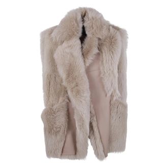 BLANCHA Toscana Gilet - - Jackets - Damen - Beige - XS